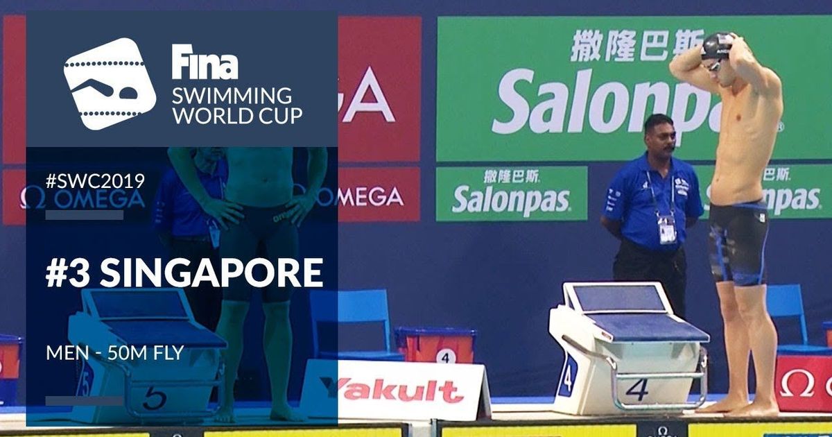Men's 50m Butterfly | Day 3 Singapore #SWC19 | FINA Swimming World Cup 2019