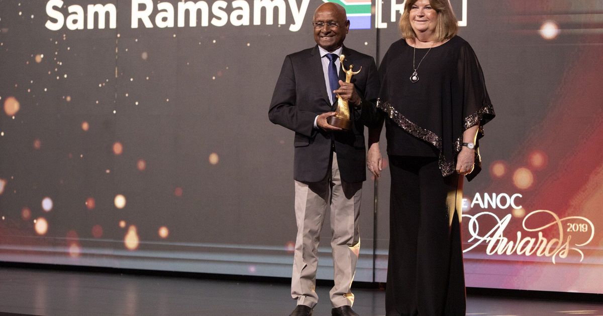 Sam Ramsamy receives ANOC's "Outstanding Lifetime Achievement Award"