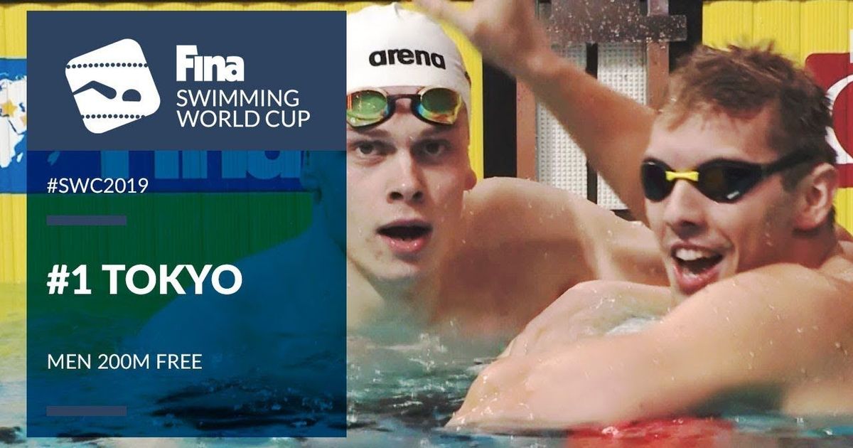 Men's 200m Freestyle | Day 3 Tokyo #SWC19 | FINA Swimming World Cup 2019