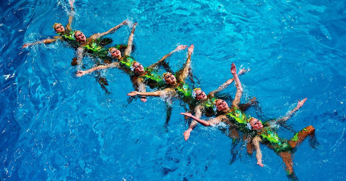 Synchronised swimming: technical routines, numerous favourites