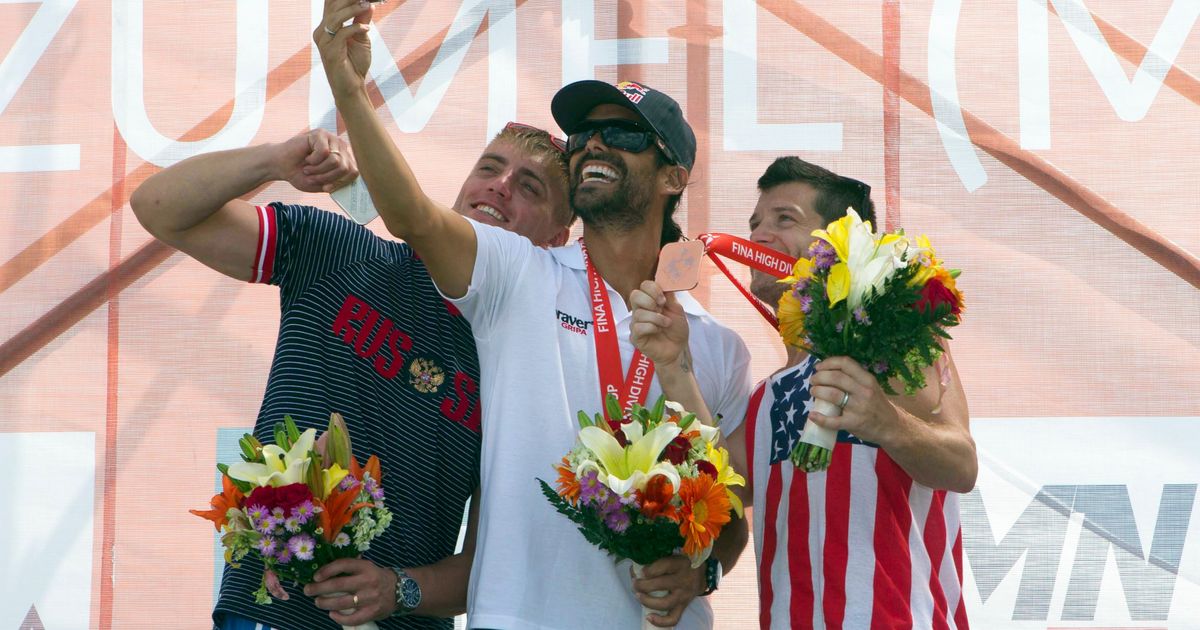 FINA High Diving World Cup, Cozumel, Day 3, Orlando Duque wins the ...