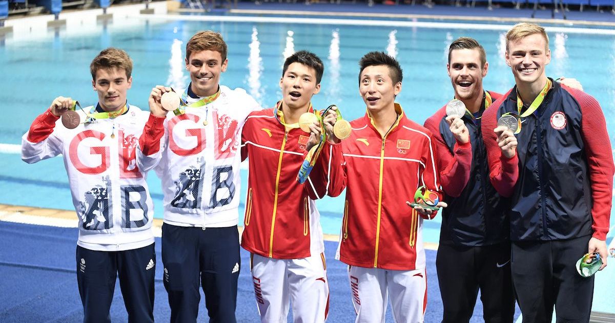 Diving, Men's Finals, Day 2 - Chen and Lin make it a golden two out of ...