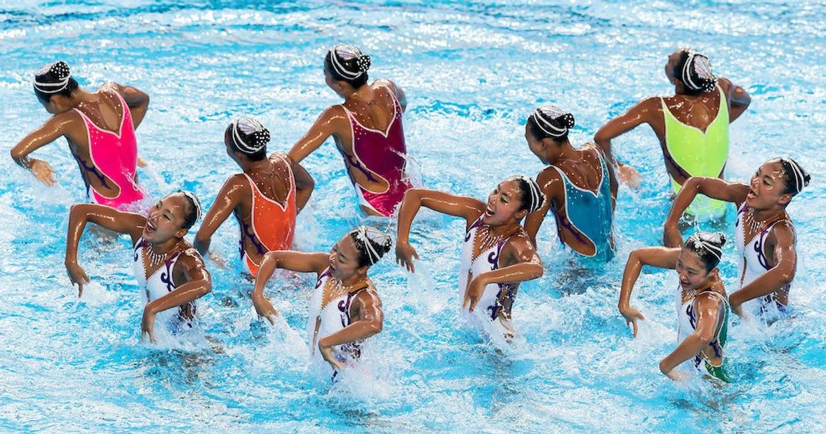 Synchro Day 9 - Team China wins first gold in Free Combination, Russian ...