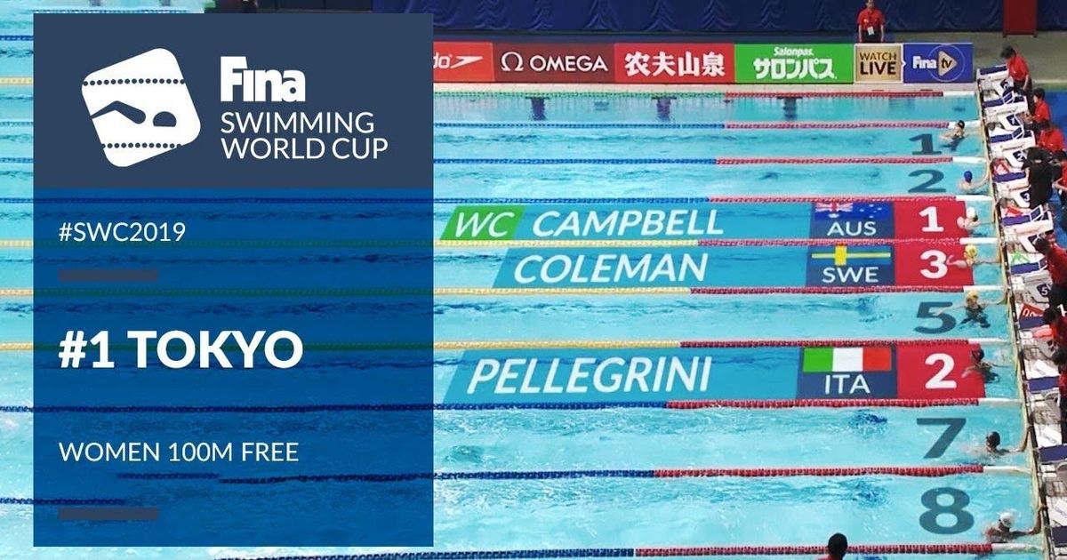 Women's 100m Freestyle | Day 3 Tokyo #SWC19 | FINA Swimming World Cup 2019