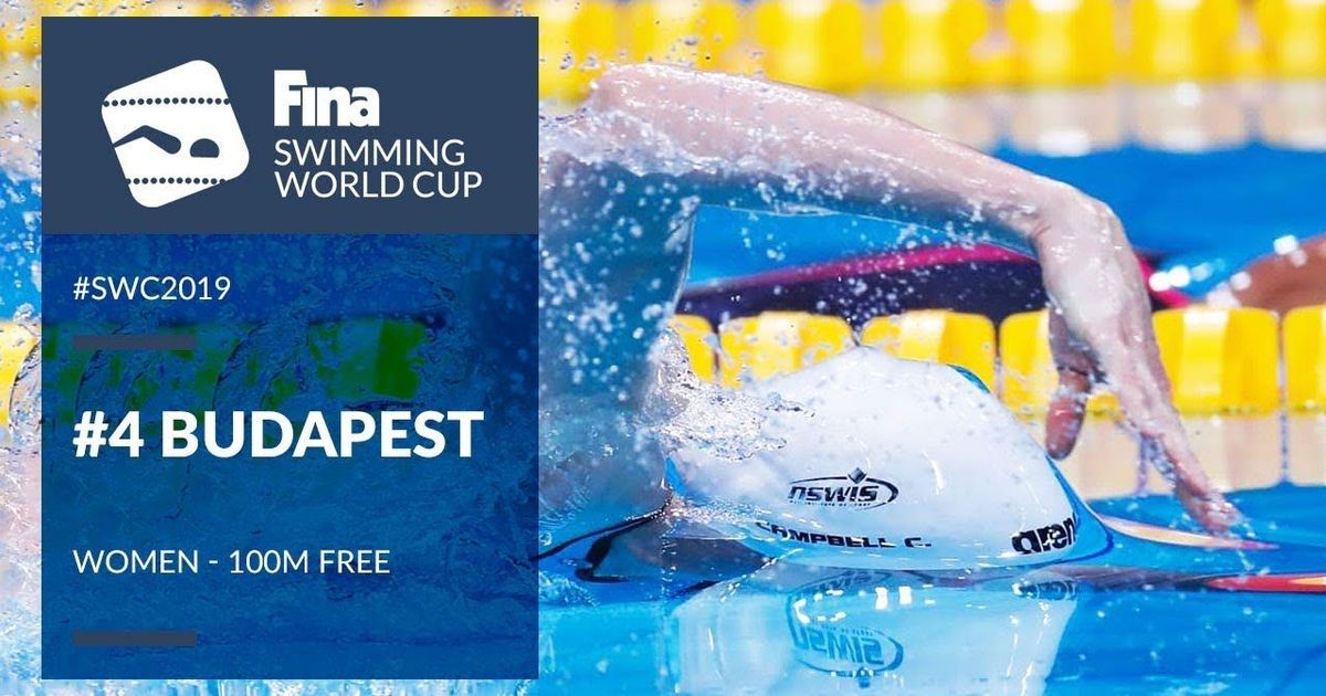Women's 100m Free | Day 3 Budapest #SWC19 | FINA Swimming World Cup 2019