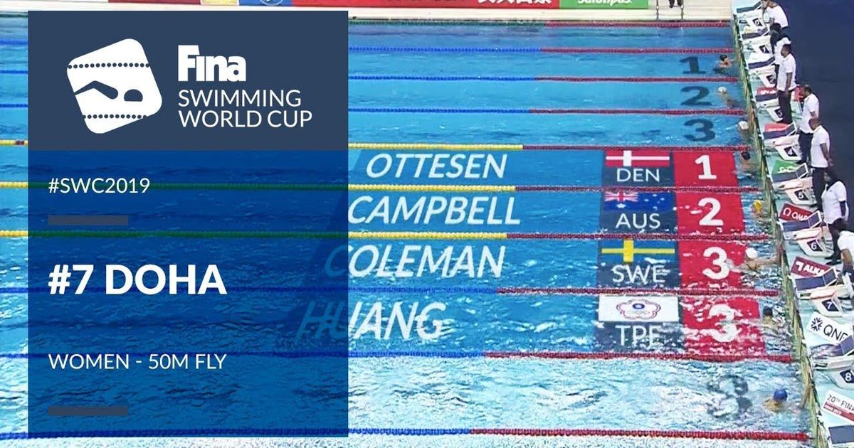 Women's 50m Fly | Day 2 Doha #SWC19 | FINA Swimming World Cup 2019