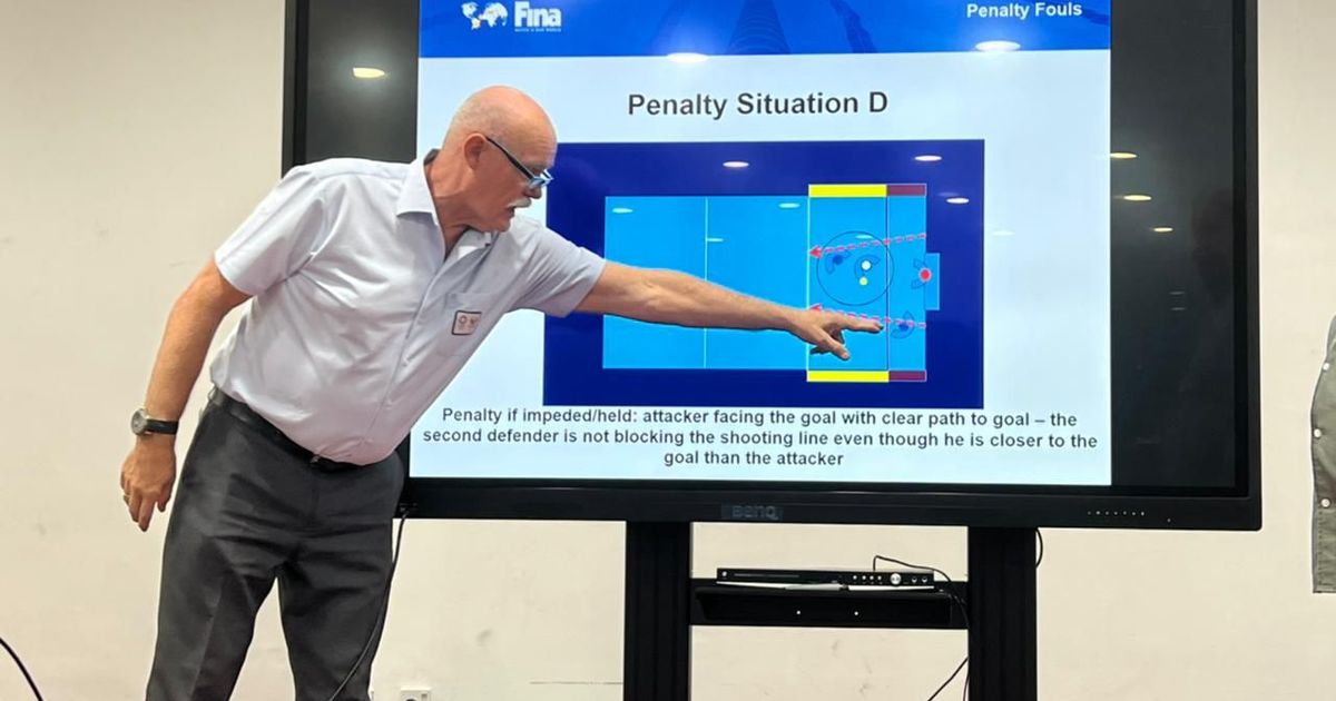 Staying atop water polo referee development throughout the pandemic