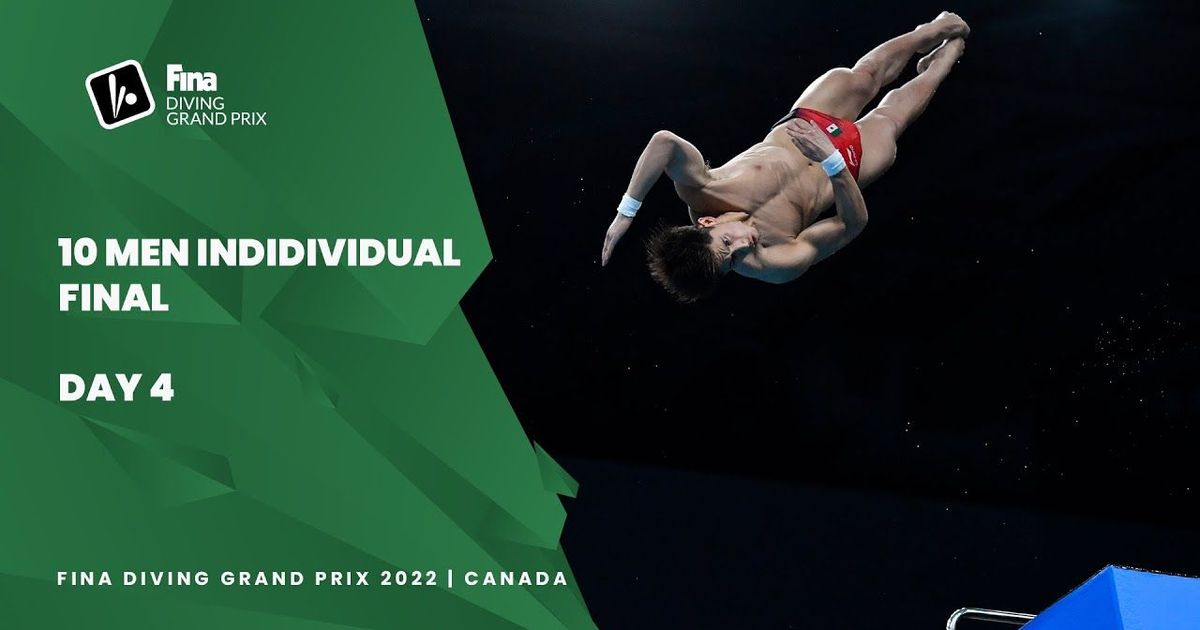 Re-Live 10m Platform Men Individual Final | FINA Diving Grand Prix 2022 ...