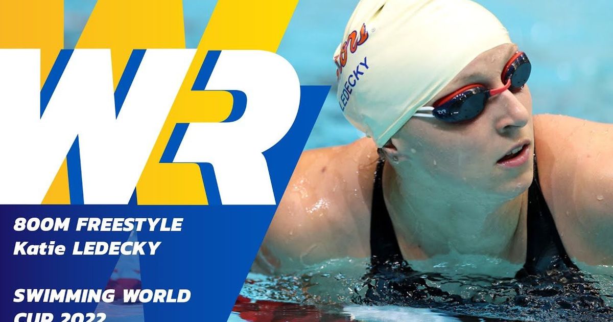 Katie Ledecky Breaks 800m Freestyle World Record in Epic Swim!