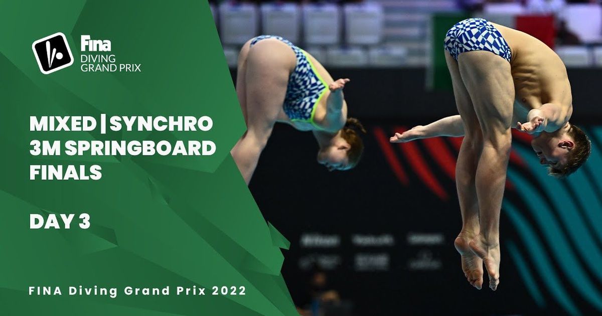 Diving | FINALS | Mixed | 3m Springboard Synchro | Diving Grand Prix 2022