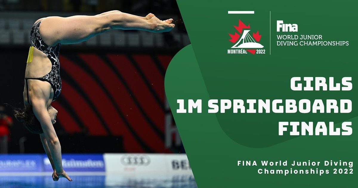 LIVE Finals: Girls 14-15 | 1m Springboard Diving | World Juniors 2022