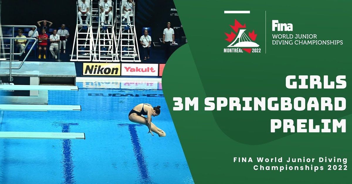 LIVE | Diving | Prelim | Girls (16-18 Years old) | 3m Springboard ...