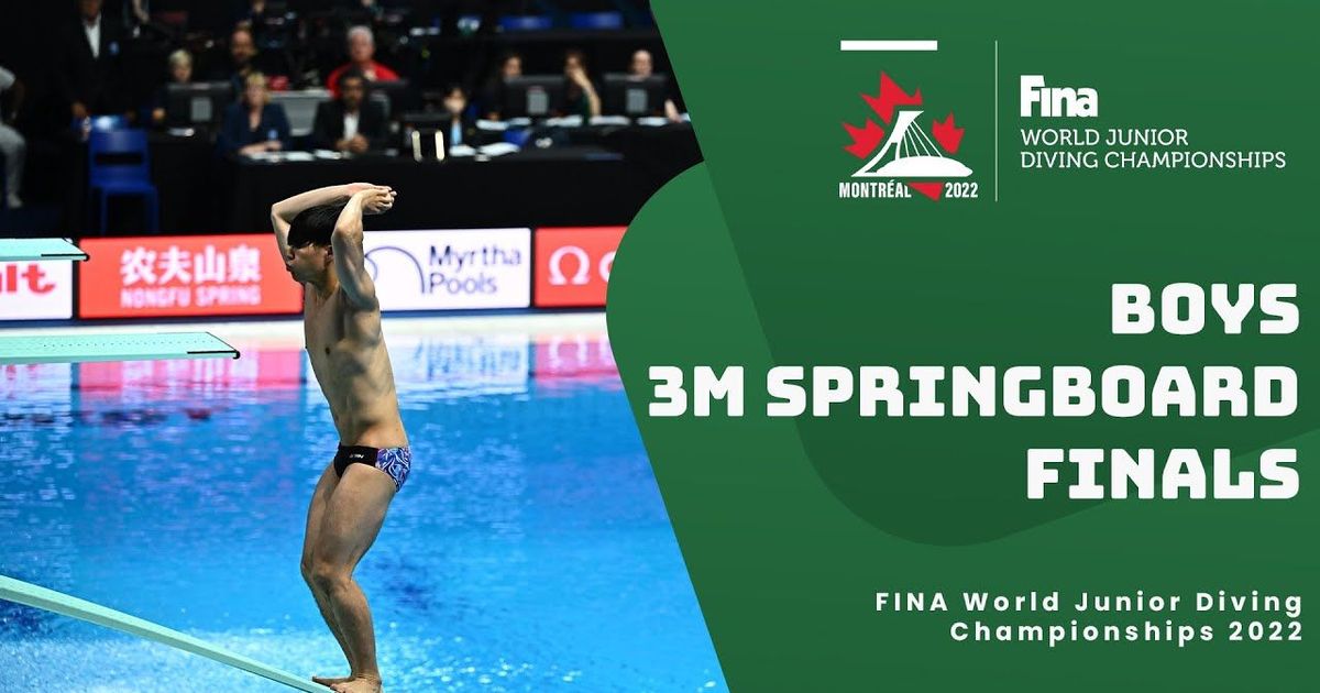 LIVE | Diving | FINALS | Boys (16-18 Years old) | 3m Springboard ...