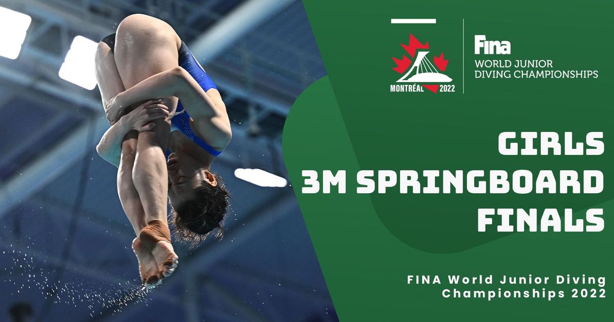 LIVE | Diving | FINALS | Girls (14-15 Years old) | 3m Springboard ...