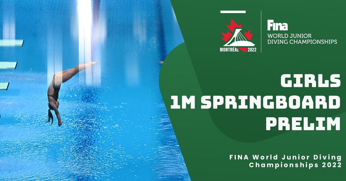 LIVE | Diving | Prelim | Girls (16-18 Years old) | 1m Springboard ...