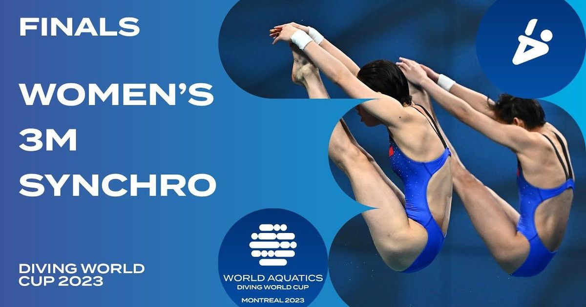 LIVE: Women's 3m Synchro Final | Diving World Cup Montreal 2023