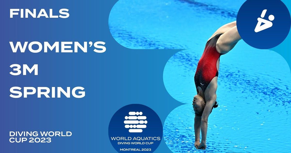 LIVE: Women’s 3m Springboard Final | Diving World Cup 2023 Montreal