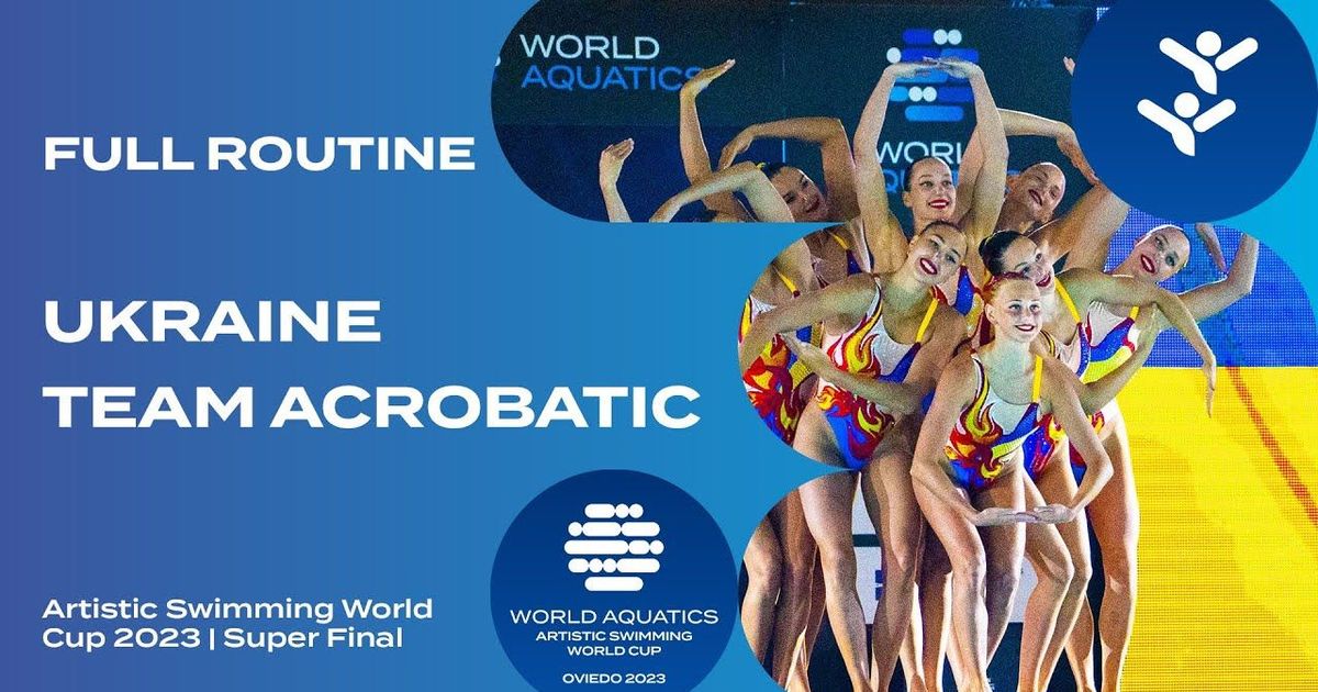 Ukraine Wins Gold 🥇 Watch Their Stunning Full Team Acrobatics Routine!