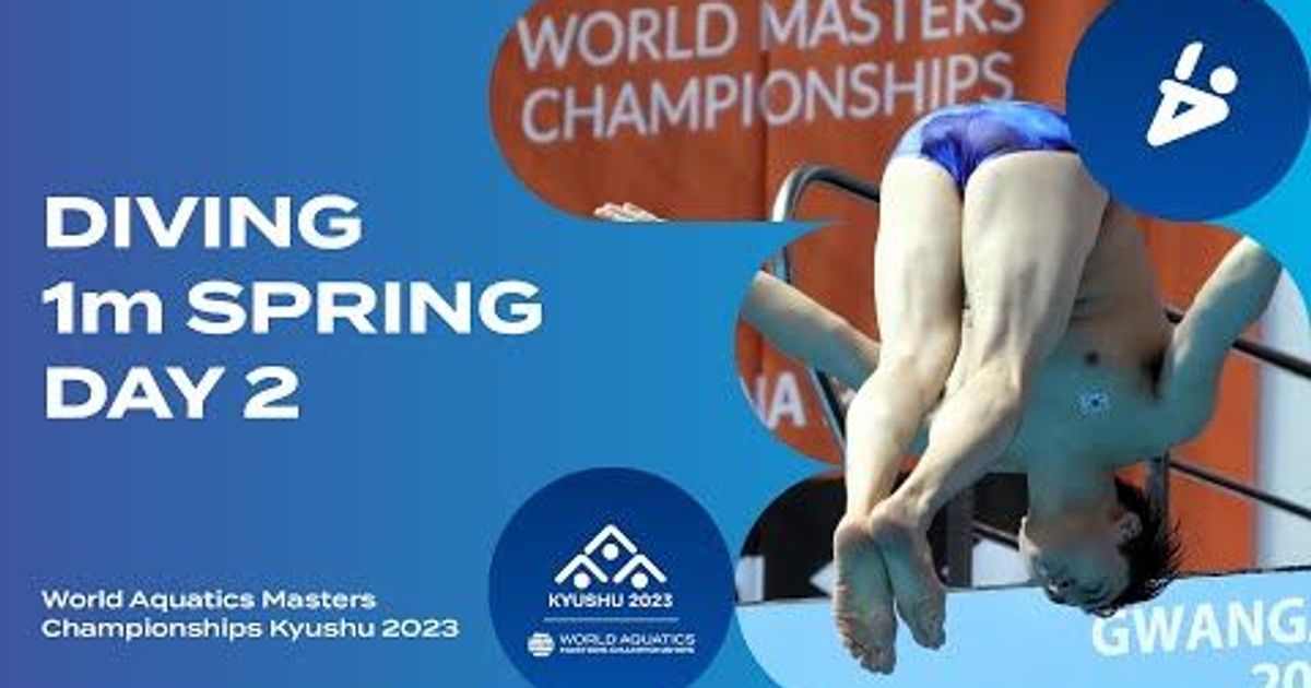 Diving | 1m Springboard | Day 2 | World Aquatics Masters Championships ...