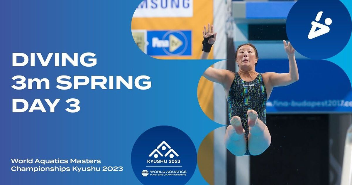 Epic 3m Springboard Dive | Day 3 Highlights | World Aquatics Masters 2023
