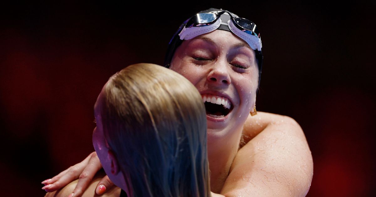 Gretchen Walsh smashes 100m butterfly World Record to open U.S. Olympic ...