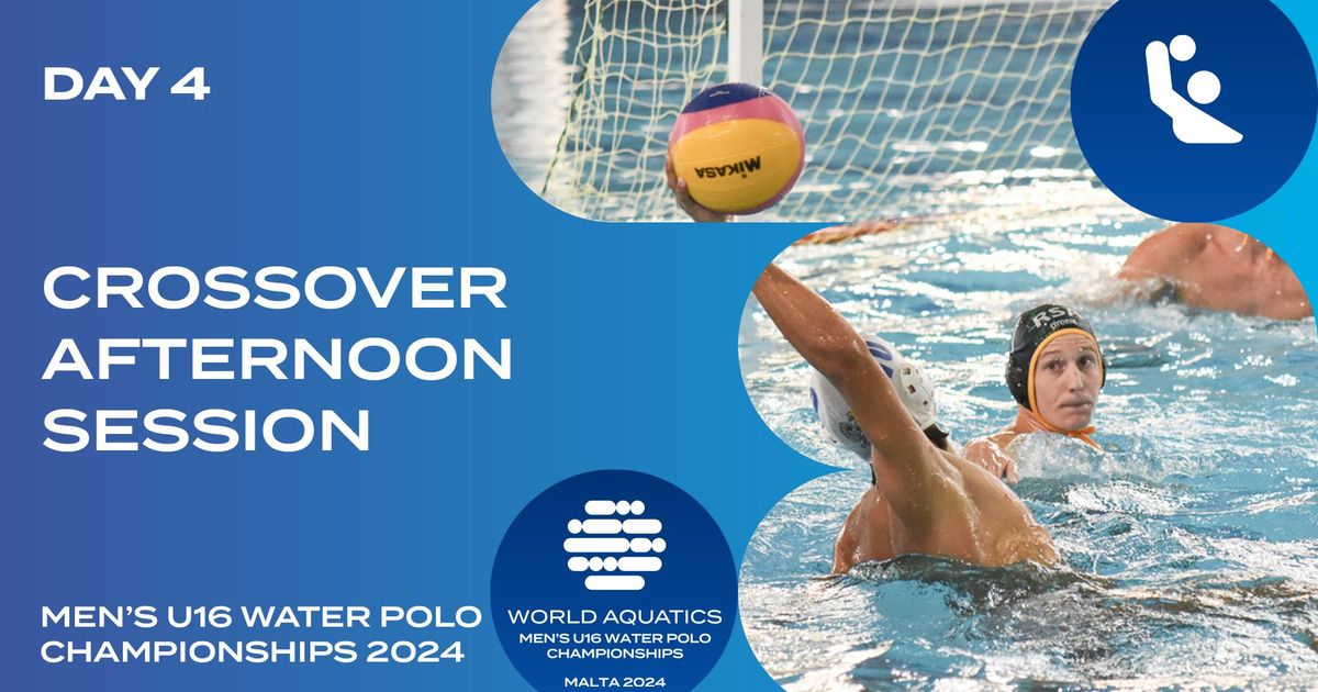 Afternoon Session | Pool B | Day 4 | World Aquatics Men’s U16 Water ...