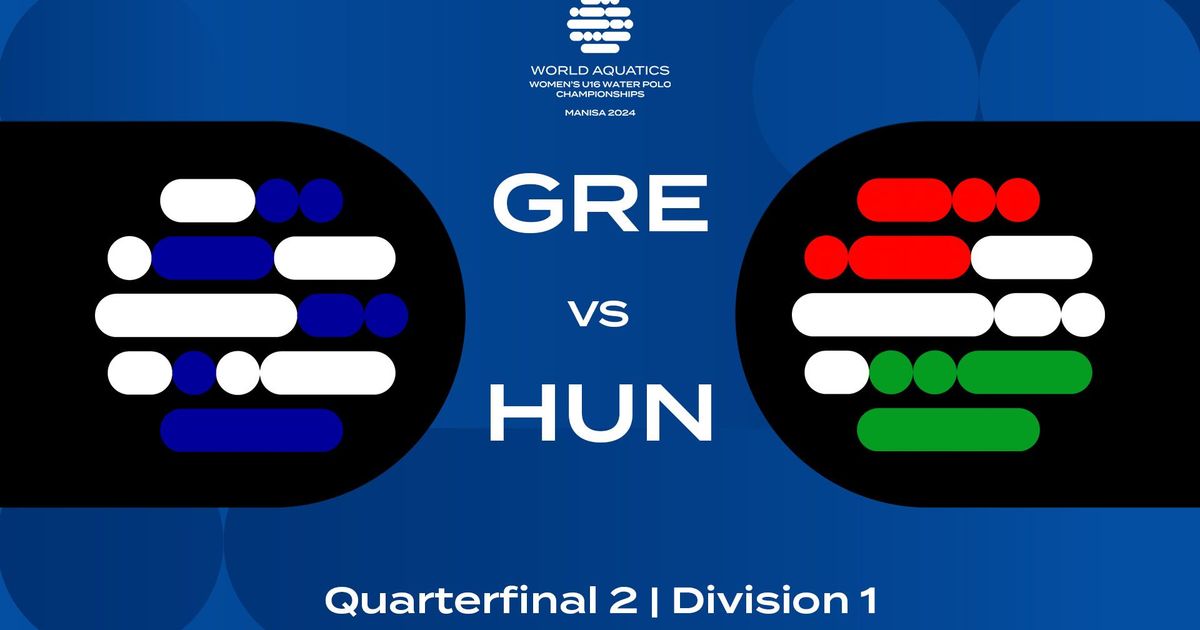 Quarter-Final 2 | Greece vs Hungary | World Aquatics Women’s U16 Water Polo Championships 2024