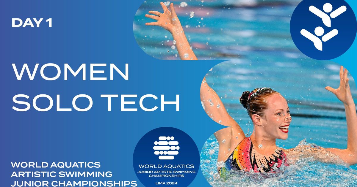 Women Solo Tech | World Aquatics Artistic Swimming Junior Championships ...