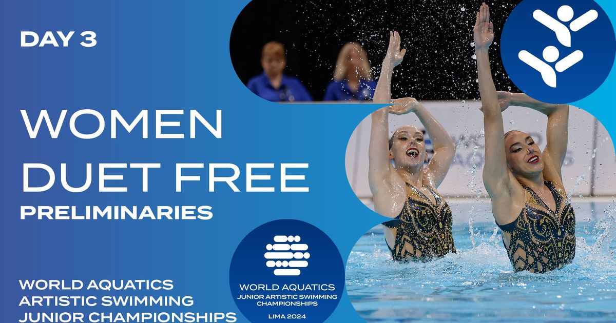 Women Duet Free | Preliminaries | World Aquatics Artistic Swimming Junior Championships 2024