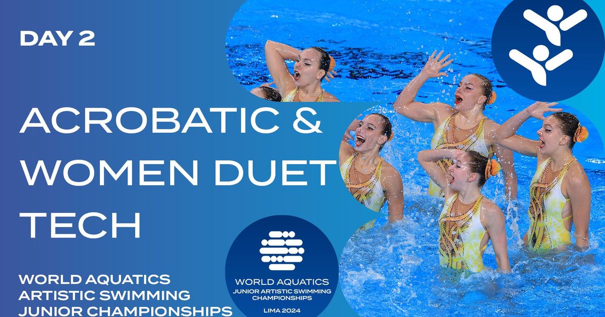 Incredible Team Acrobatics & Women Duet Tech | Junior World Aquatics 2024