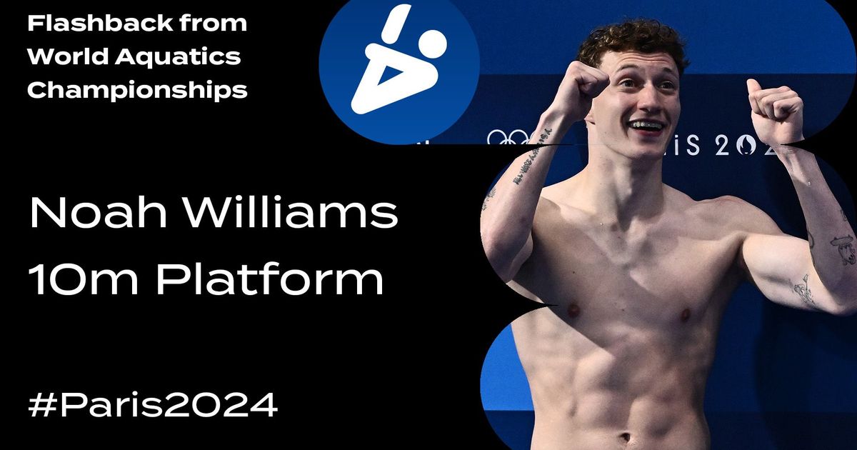 Stunning Olympic medalist 🇬🇧 Noah Williams' 10m Platform dives at World ...