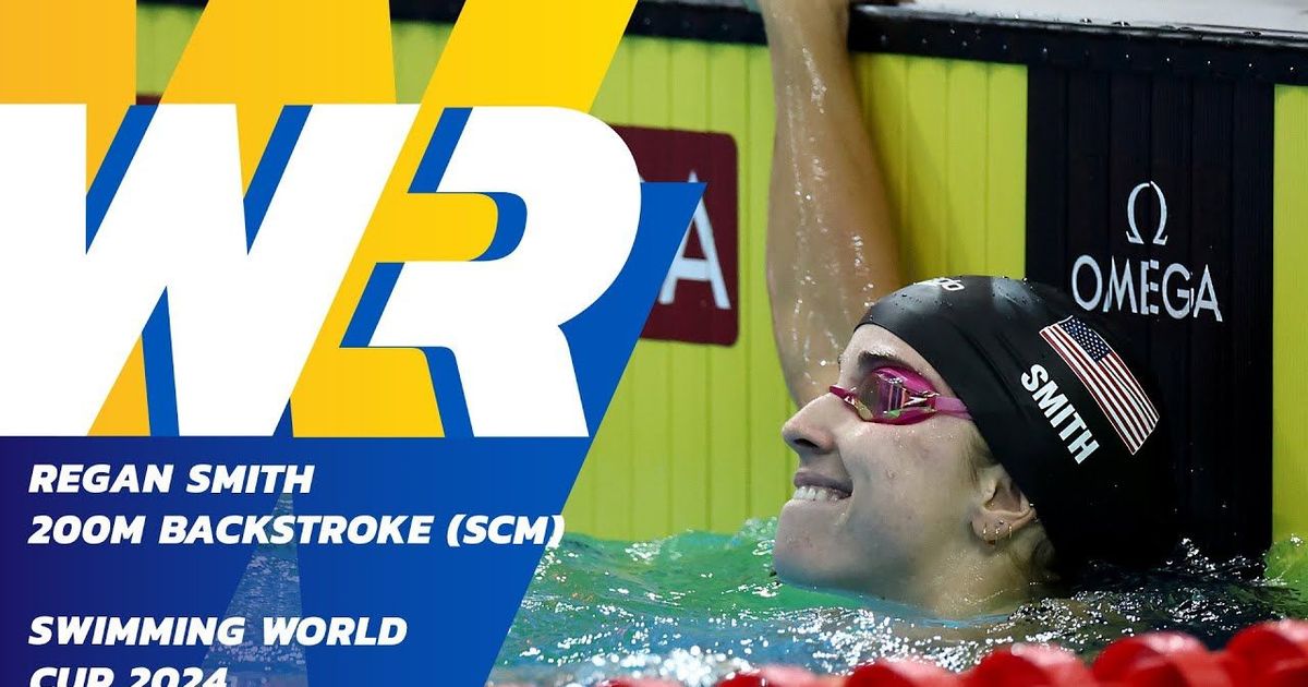 🇺🇸 Regan Smith Breaks Women's 200m Backstroke World Record on the last ...