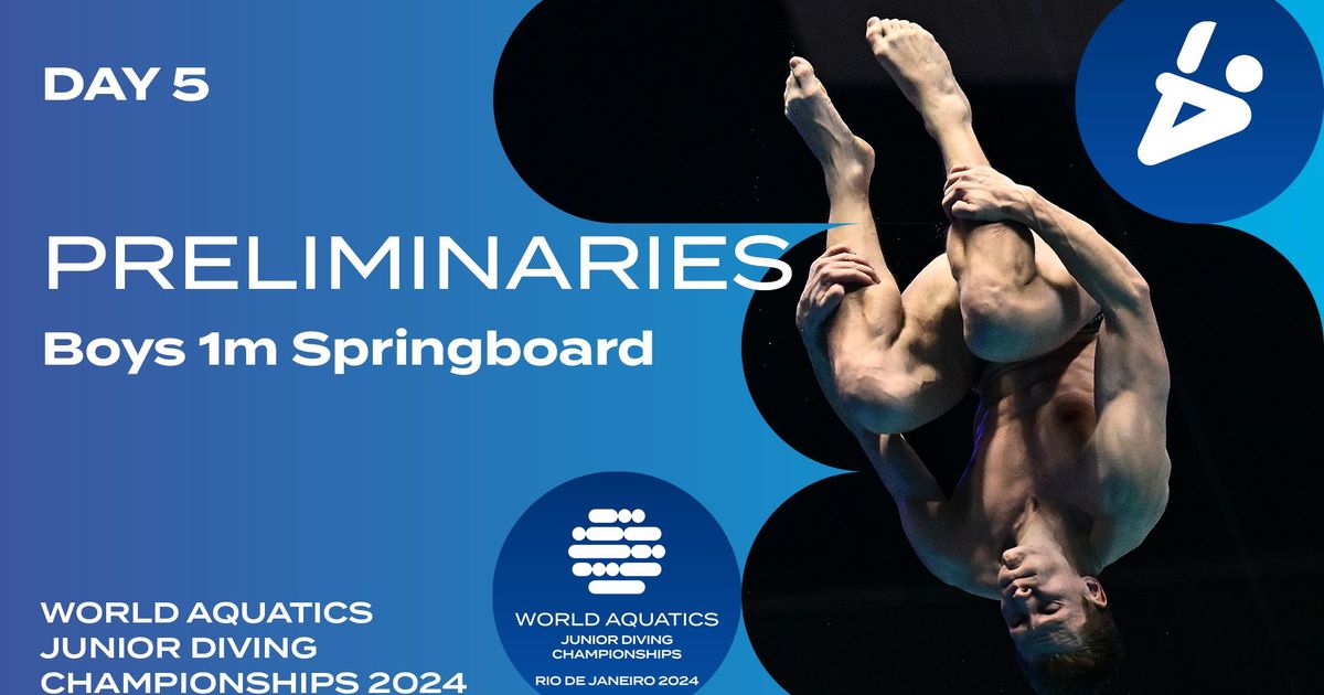 Boys 1m Springboard Prelims | Day 5 Highlights | Junior Diving 2024