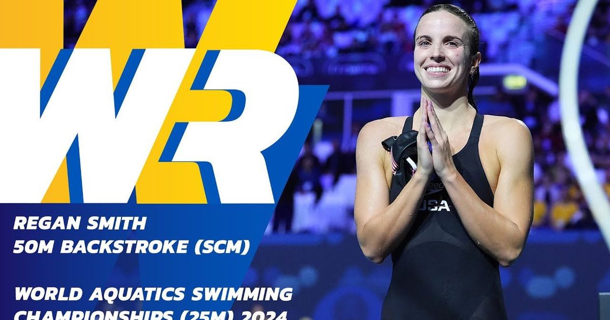 🚨 Regan Smith Shatters 50m Backstroke World Record at 2024 Swim Champs! 🇺🇸