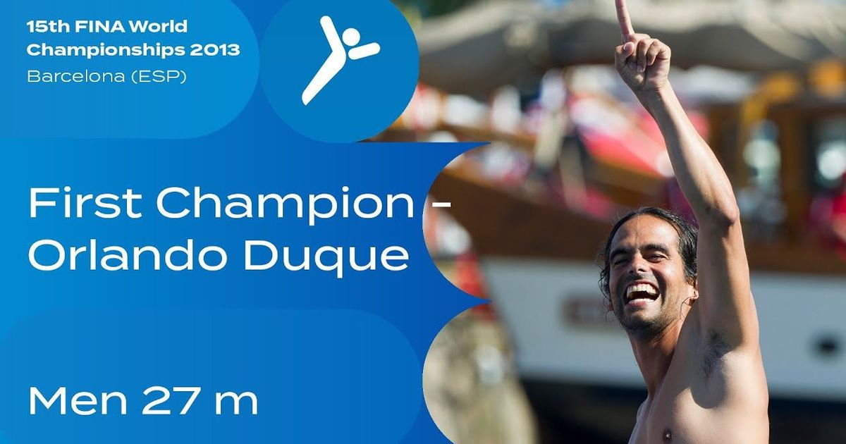 Flashback: Orlando Duque’s Historic Men's High Diving Win - 2013 World ...