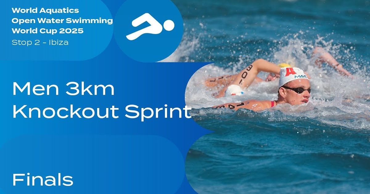 Men 3km Knockout Sprint | Open Water Swimming World Cup 2025 | Ibiza