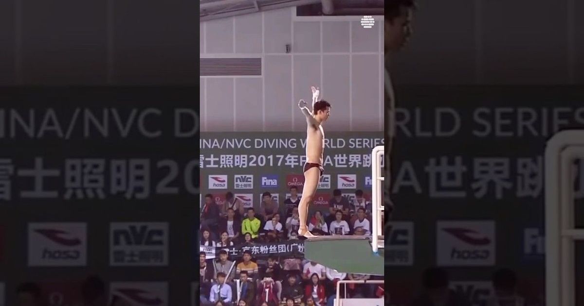 Gold Medal Winning Dive Performance By Aisen Chen #dive #diving #AisenChen #goldmedal