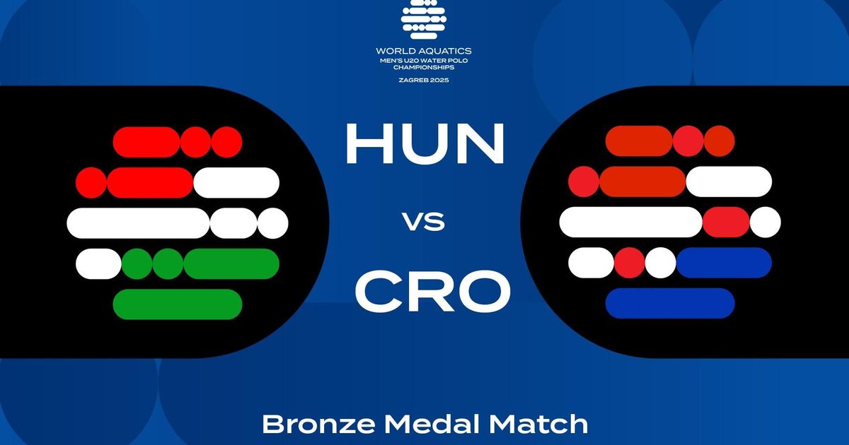 HUN vs CRO | Bronze-Medal Match | World Aquatics Men's U20 Water Polo ...