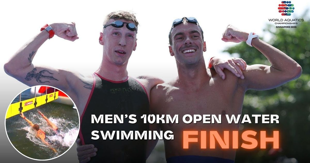 Men's 10km Open Water Swimming Finish | World Aquatics Championships ...