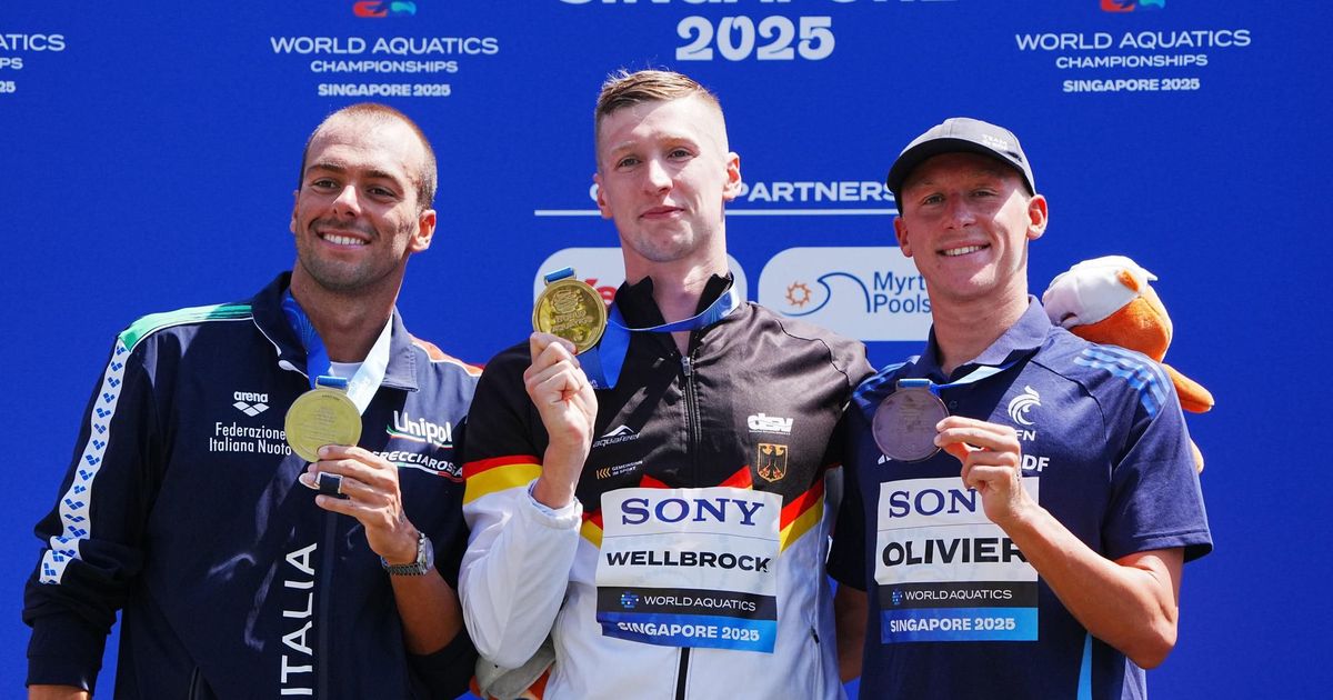 Go with the Flo: Wellbrock wins third 5km World title in Singapore