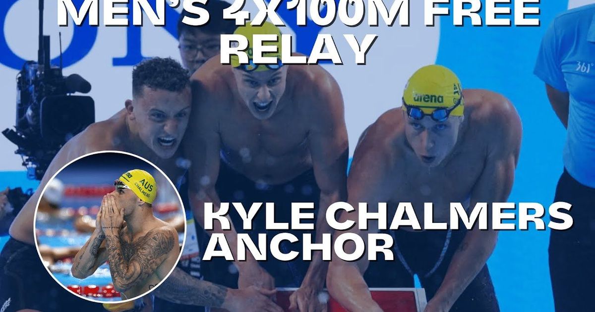 Kyle Chalmers Leads Australia to Glory | Men’s 4x100m Freestyle Relay