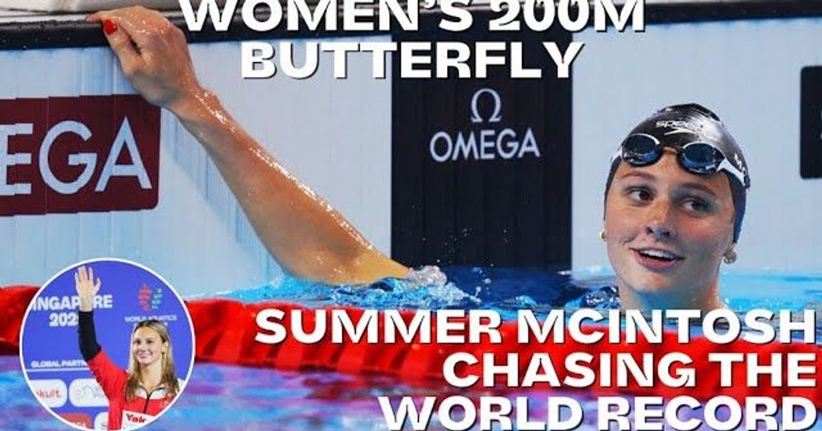 Summer McIntosh's Epic World Record Attempt – So Close! 👀