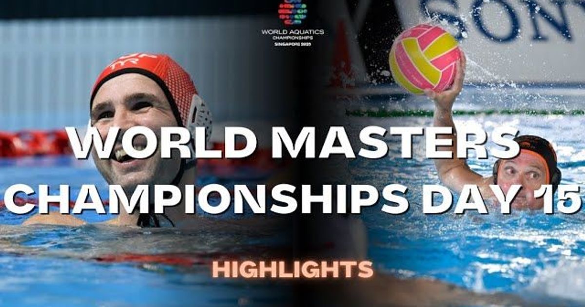 Epic Water Polo Highlights | World Masters Championships Day 15 ...