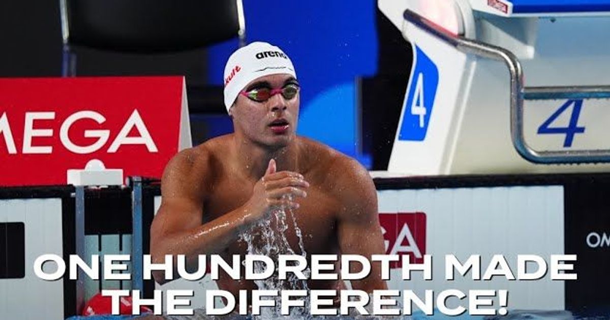 Allahverdi vs Grafe in the 50m Breaststroke Final | World Junior ...