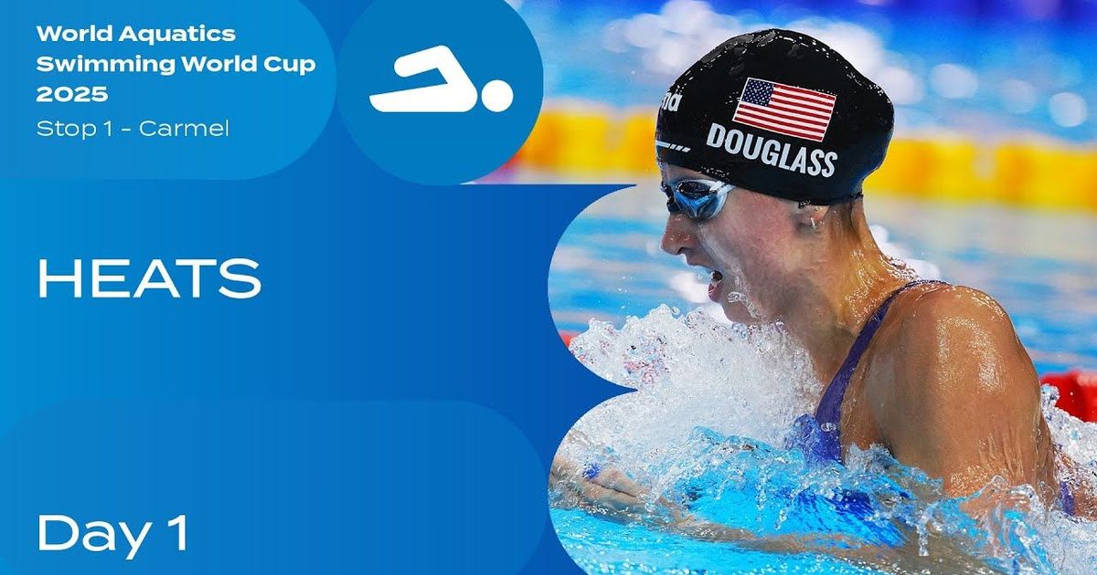 World Aquatics Swimming World Cup 2025 | Carmel Day 1 Heats Highlights